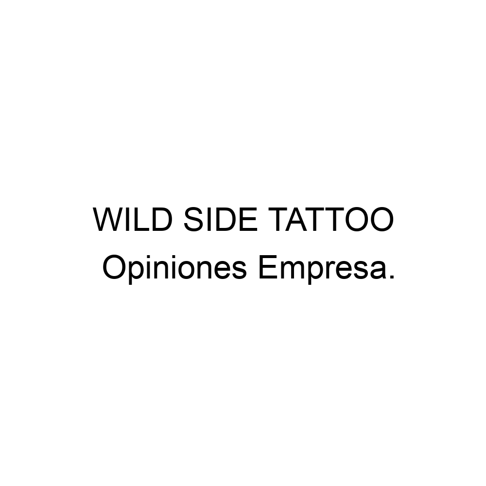 Opiniones WILD SIDE TATTOO 9942057 opiniones-wild-side-tattoo-9942057